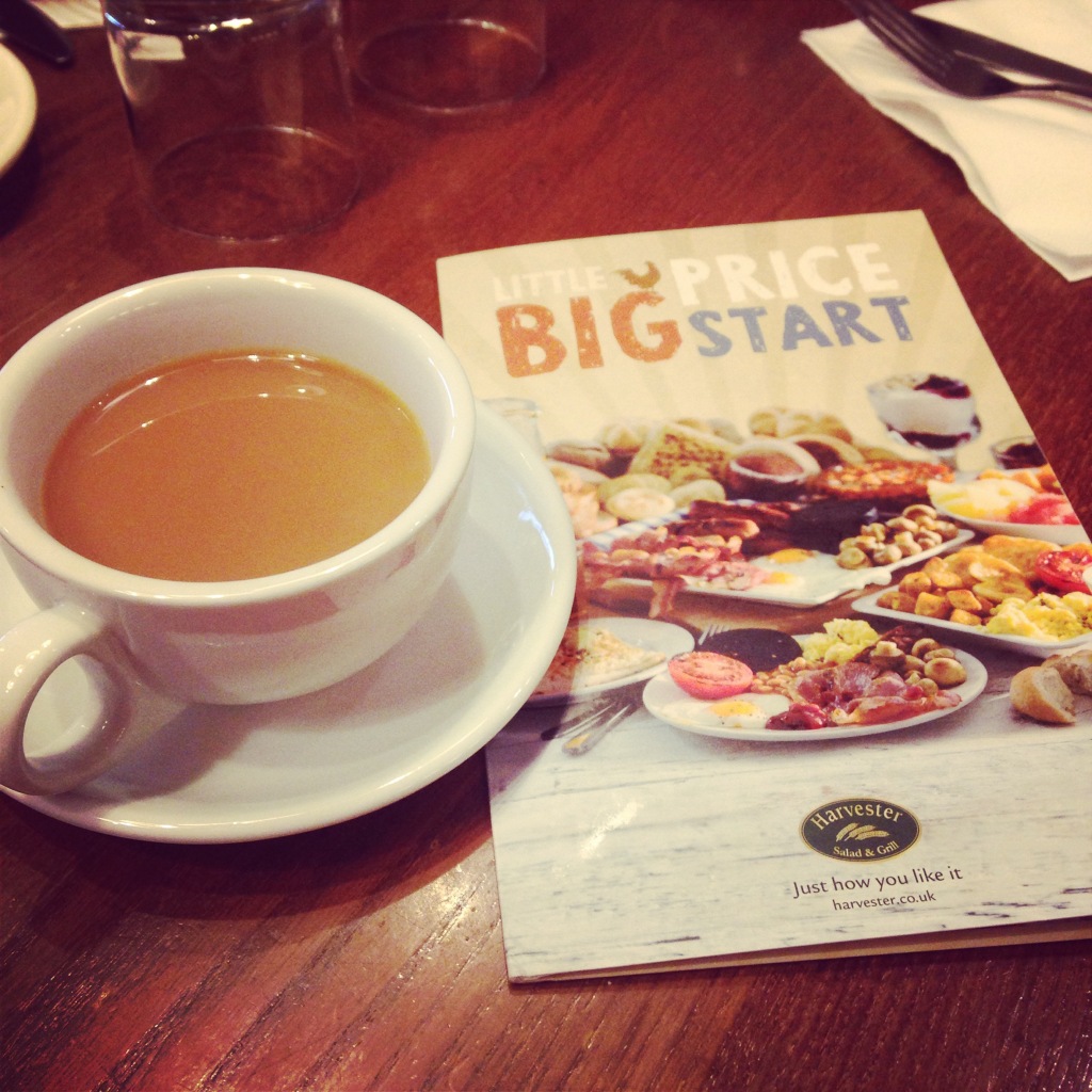 Harvester Breakfast Review - A Little Lyrical